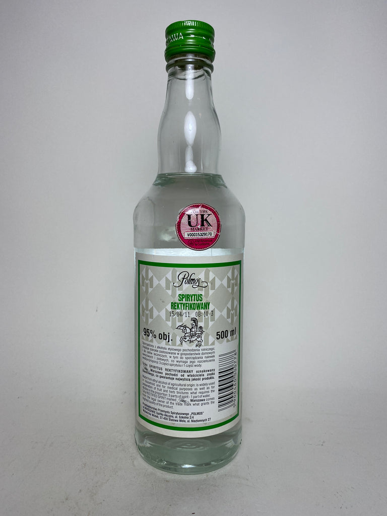 Polmos Spirytus Rektyfikowany Polish Rectified Spirit - Bottled 2011 ...