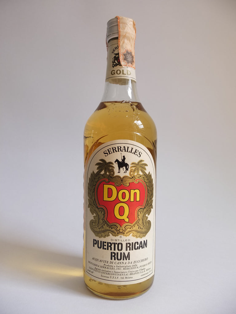 Serralles Don Q Puerto Rican Rum - 1970s (40%, 75cl) – Old Spirits Company