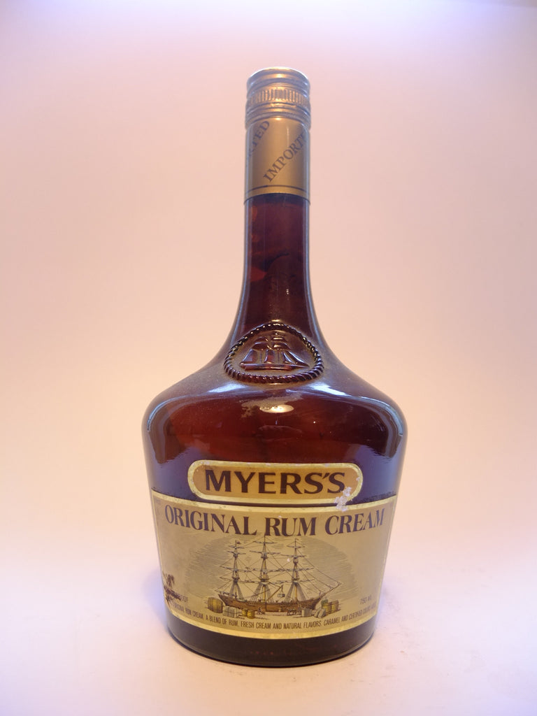 Seagram's Myers's Original Rum Cream - 1980s (17%, 75cl) – Old Spirits ...