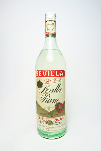 Sevilla Dry White Rum - 1960s (40%, 94.6cl) – Old Spirits Company