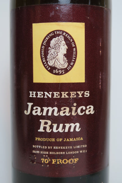 Henekeys Jamiaca Rum - 1960s (40%, 75cl) – Old Spirits Company