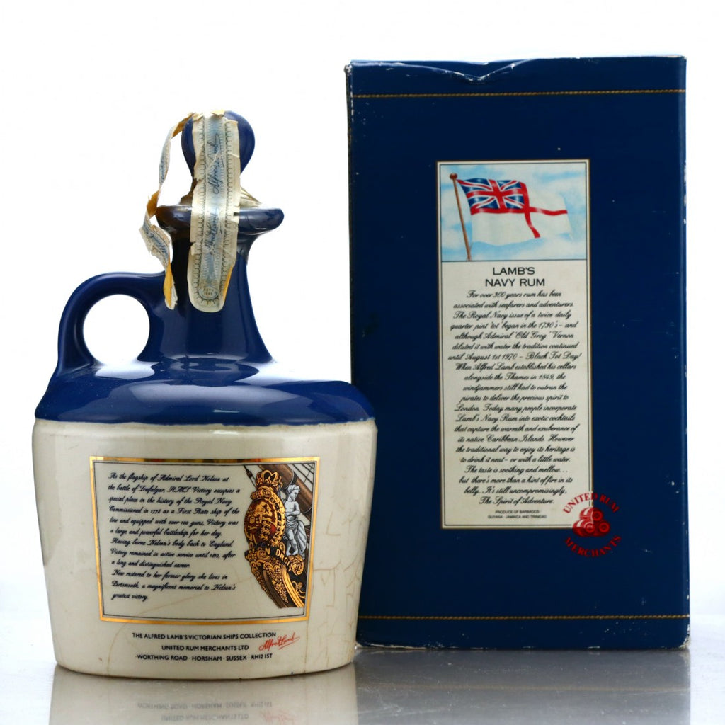 Lamb's Navy Rum - HMS Victory Flagon - 1980s (40%, 75cl) – Old Spirits ...