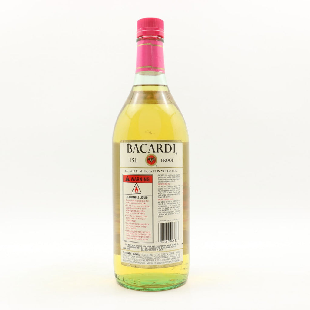 Bacardi 151 Ron Superior Puerto Rican Rum - 1980s (75.5%, 100cl) – Old ...