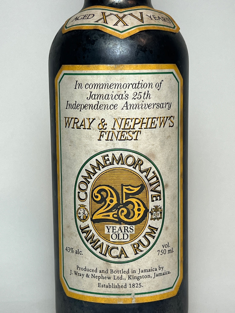 J. Wray & Nephew 25YO Commemorative Jamaican Rum - Distilled 1962 / Bo ...