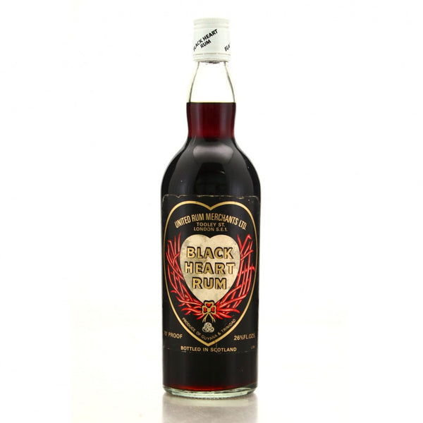 United Rum Merchants "Black Heart" Rum - 1960s (40%, 75.7cl) – Old ...
