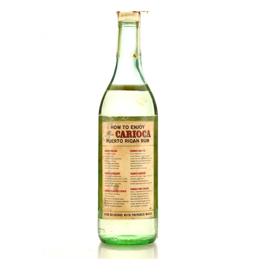 Ron Carioca Puerto Rican Rum - 1960s (40%, 75cl) – Old Spirits Company