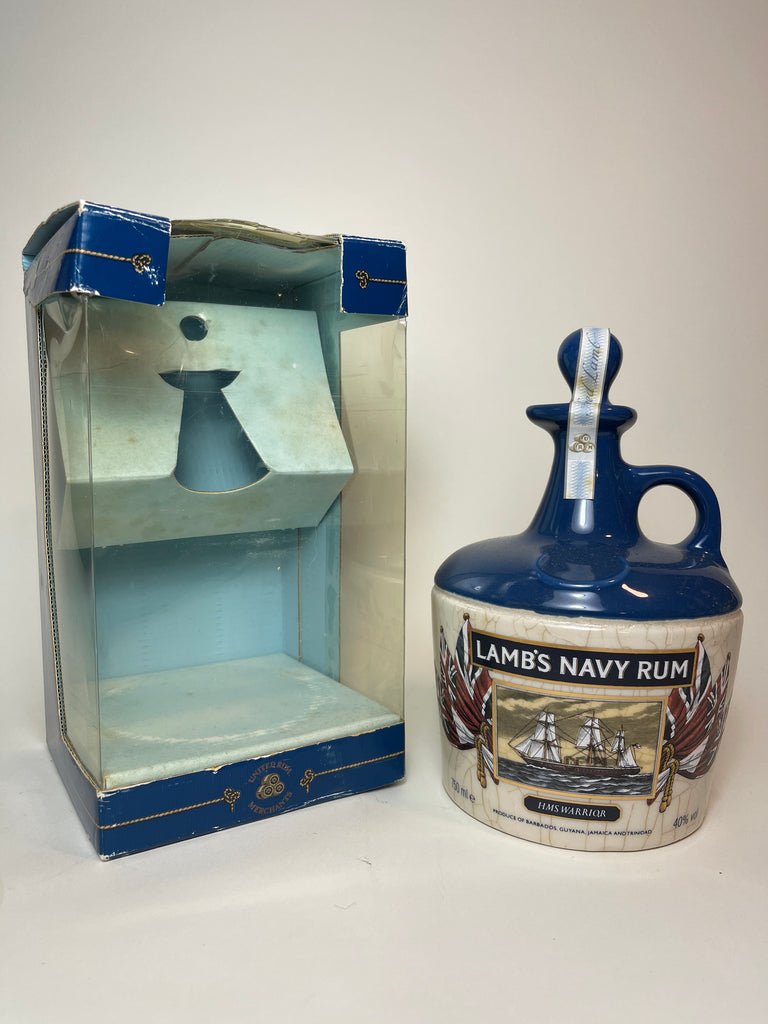 Lamb's Navy Rum HMS Warrior Flagon - 1980s (40%, 75cl) – Old Spirits ...