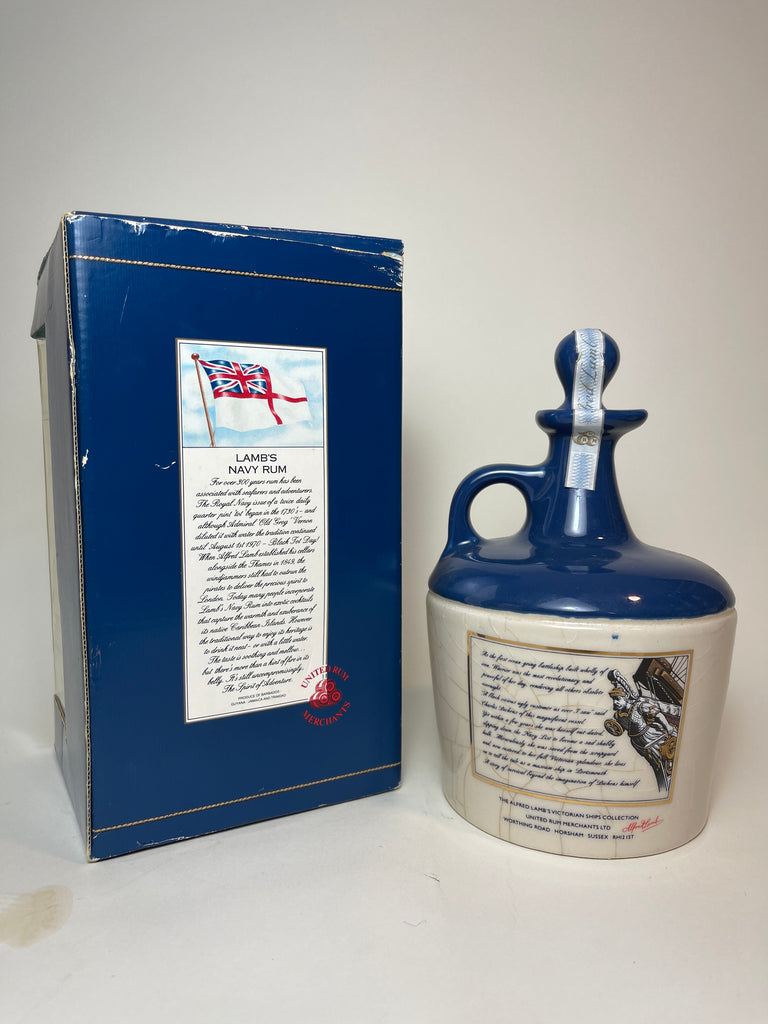 Lamb's Navy Rum HMS Warrior Flagon - 1980s (40%, 75cl) – Old Spirits ...