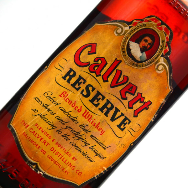 Calvert Reserve Blended American Whiskey - Bottled 1942 (43.4%, 75.7cl ...