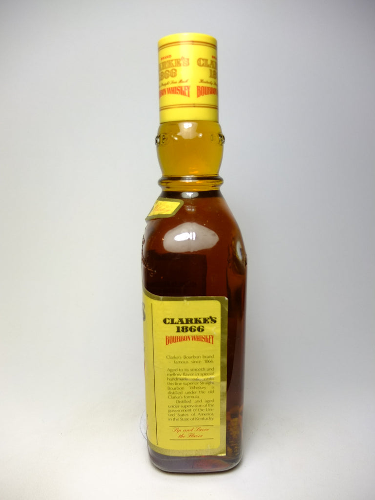 Clarke's Distilling Co.'s "Clarke's 1866" Kentucky Straight Sour Mash ...