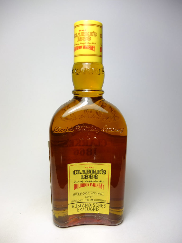 Clarke's Distilling Co.'s "Clarke's 1866" Kentucky Straight Sour Mash ...