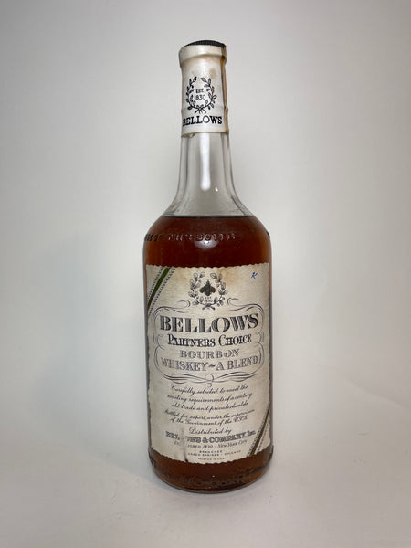 National Distillers' Bellow's Partners Choice Blended Bourbon Whiskey ...