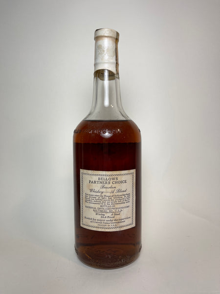 National Distillers' Bellow's Partners Choice Blended Bourbon Whiskey ...