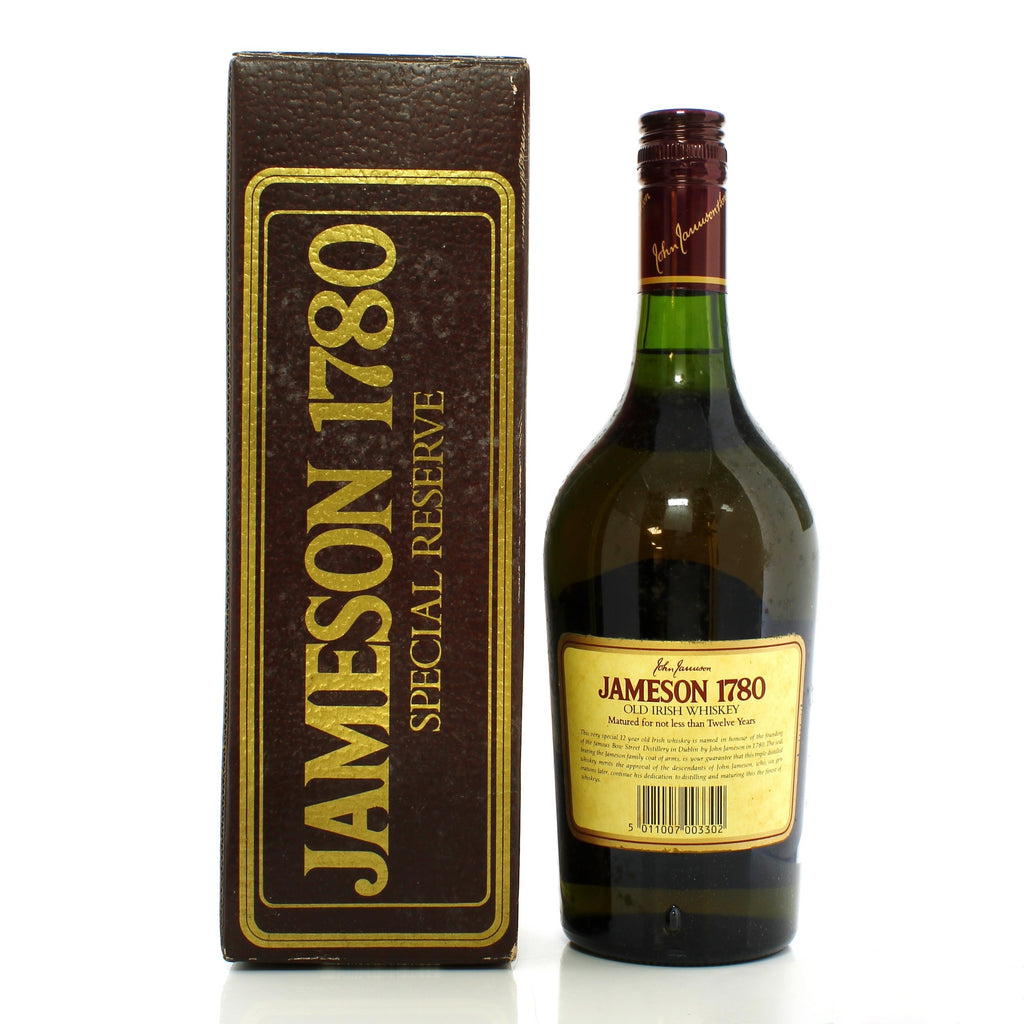 John Jameson 1780 Special Reserve 12YO Irish Whiskey - 1980s (43%, 75c ...