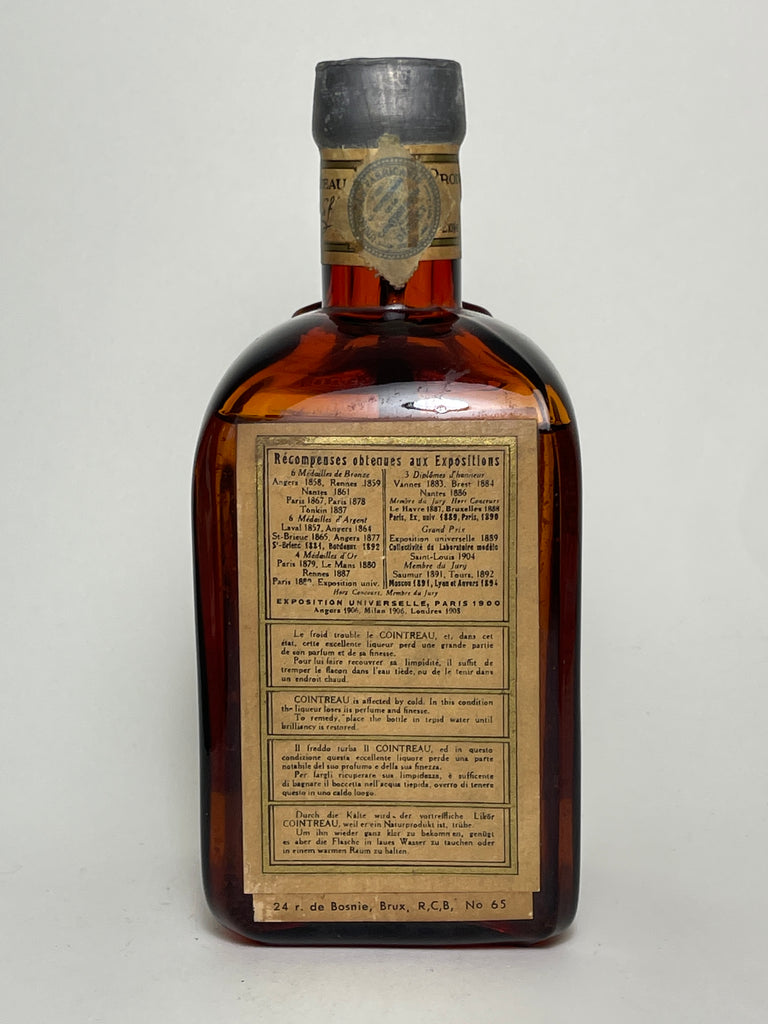 Cointreau - Dated 1946 (40%, 35cl) – Old Spirits Company