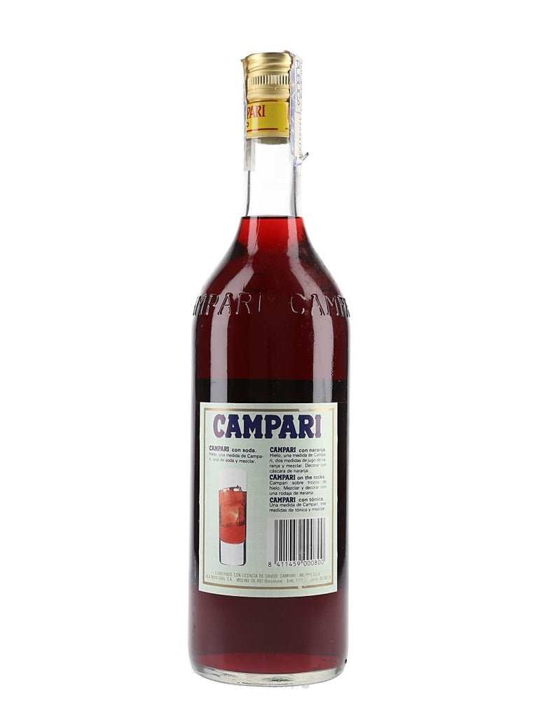 Campari Bitter - 1980s (25%, 100cl) – Old Spirits Company