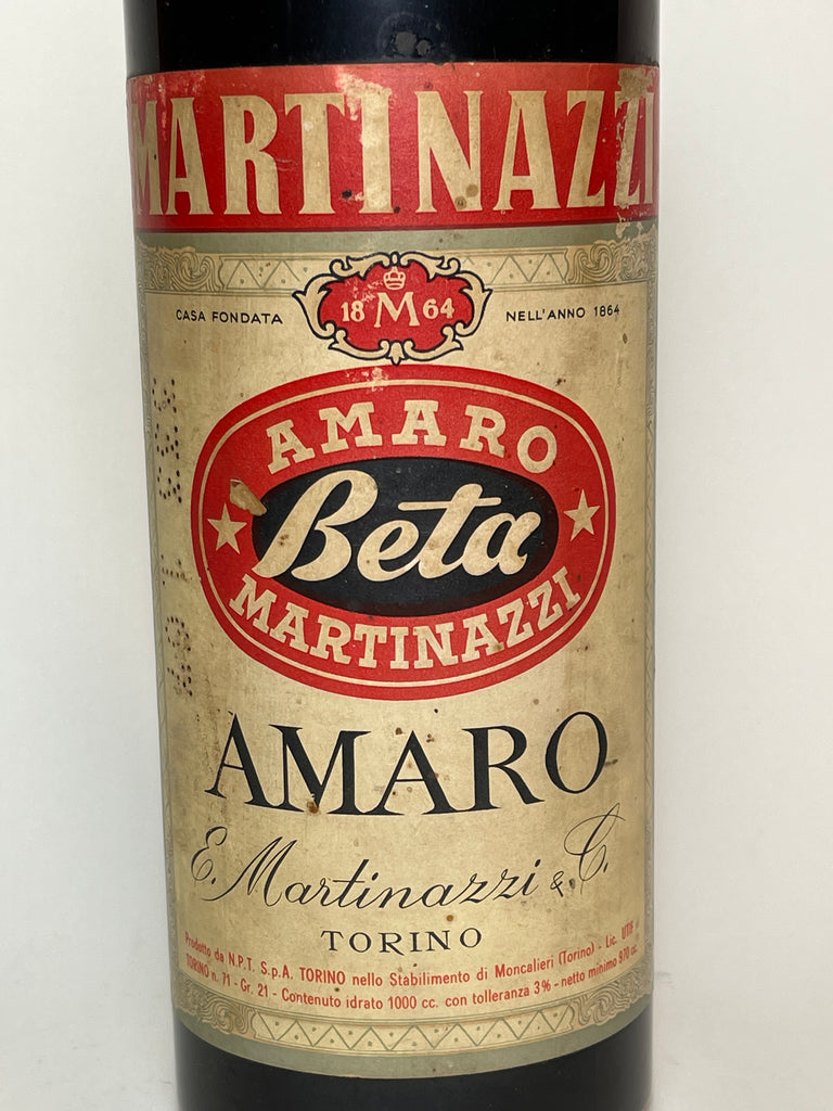 E. Martinazzi Amaro Beta - 1970s (21%, 100cl) – Old Spirits Company