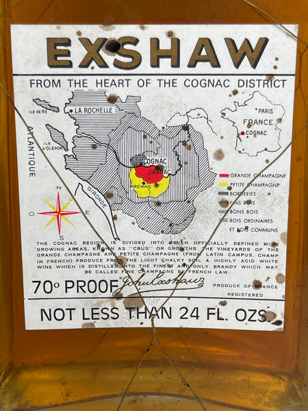 John Exshaw Fine De Luxe Cognac - 1960s (40%, 70cl) – Old Spirits Company